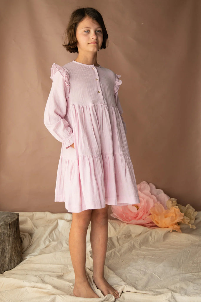 BELLA & LACE SIA DRESS - HYDRANGEA – Chocolate Freckles