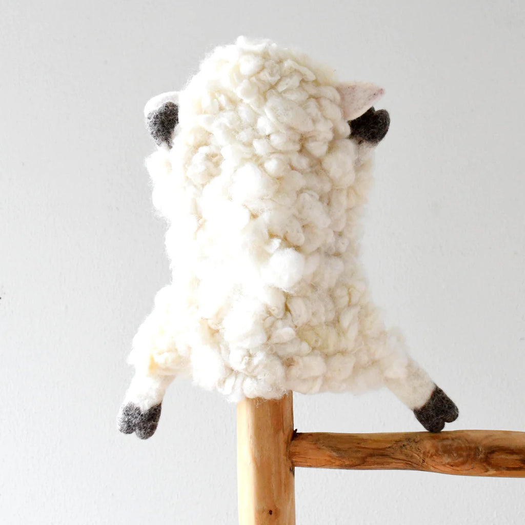 TARA TREASURES HAND PUPPET-LAMB – Chocolate Freckles