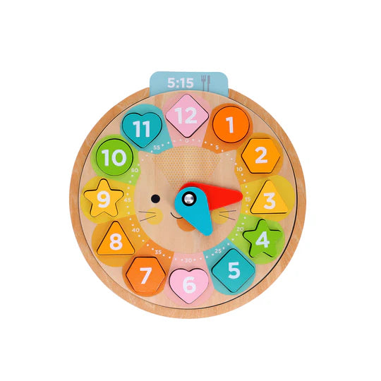 MULTI-LANGUAGE LEARNING CLOCK PUZZLE – Chocolate Freckles